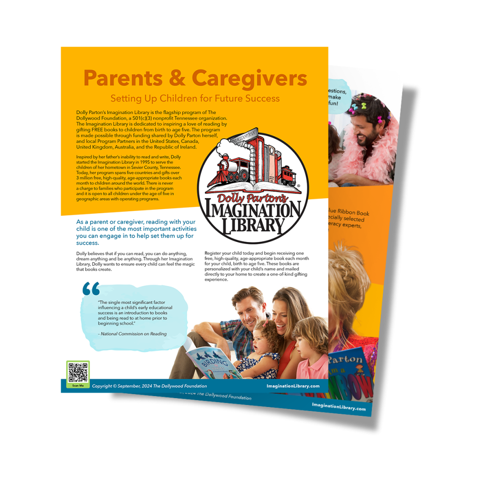 Marketing Brochures USA - Dolly Parton's Imagination Library